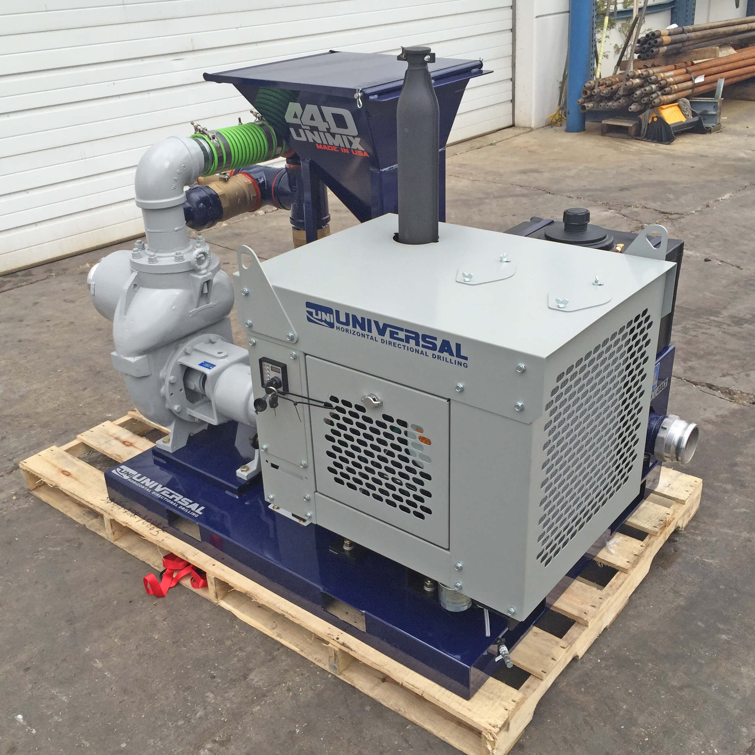 UNIMIX 44D Diesel HDD Mud Mixer — Universal HDD